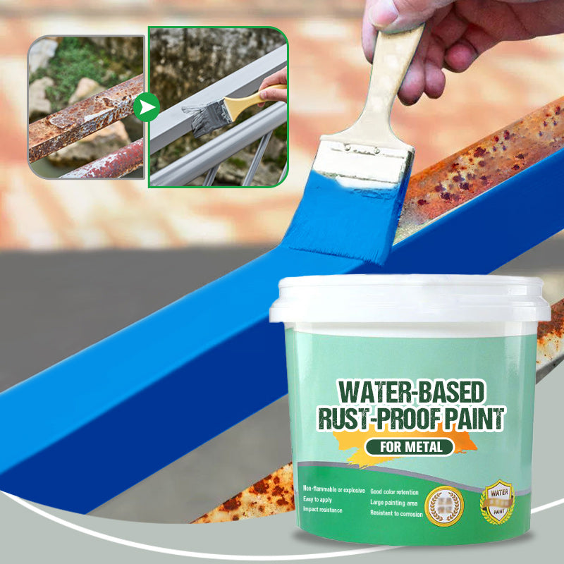 Water-Based Rust-Proof Paint for Metal with Tools – unicornjames
